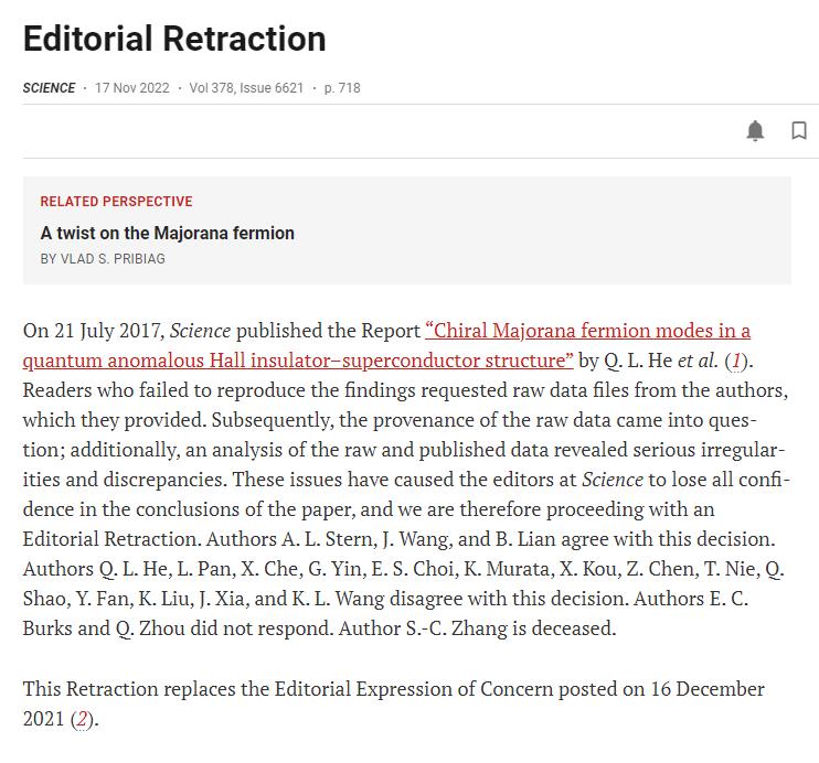 Science withdraws paper on "angel particle", original data questioned ...