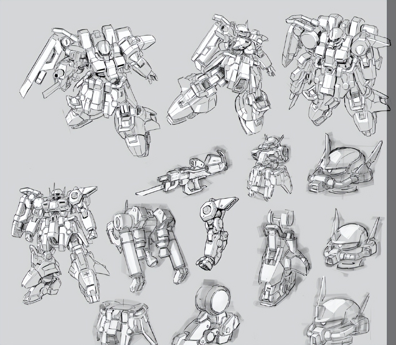 Brand-new style Mobile Suit Gundam body design, full of miscellaneous ...