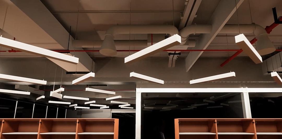 No ceiling, electromechanical is decoration! - iNEWS