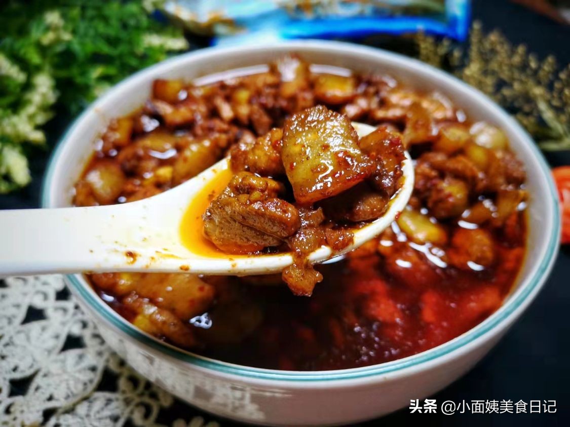 The authentic method of Shaanxi saozi meat, the method and steps tell ...