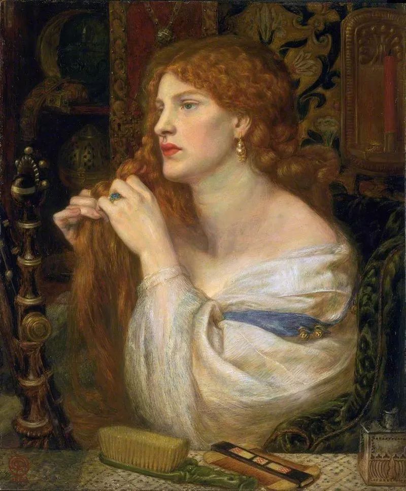 Rossetti, a British Pre-Raphaelite painter with extremely rich emotions ...