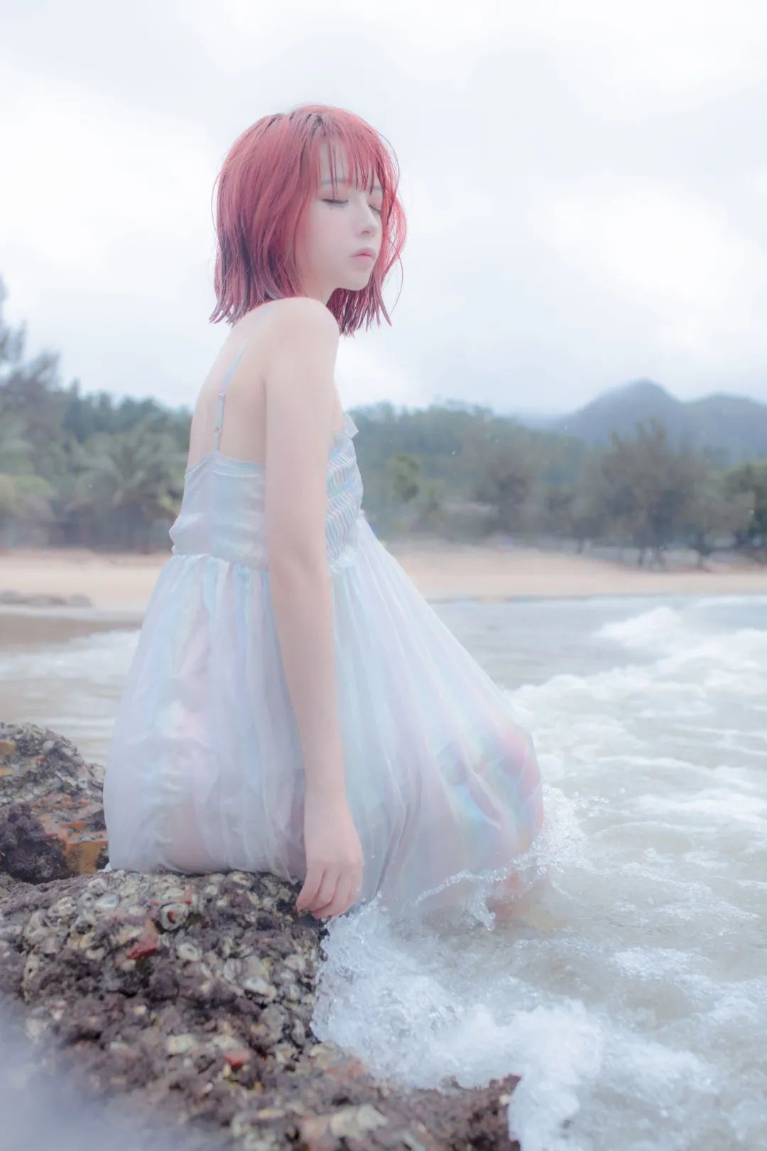 Net red lady cos reef mermaid, cute mermaid princess - iNEWS
