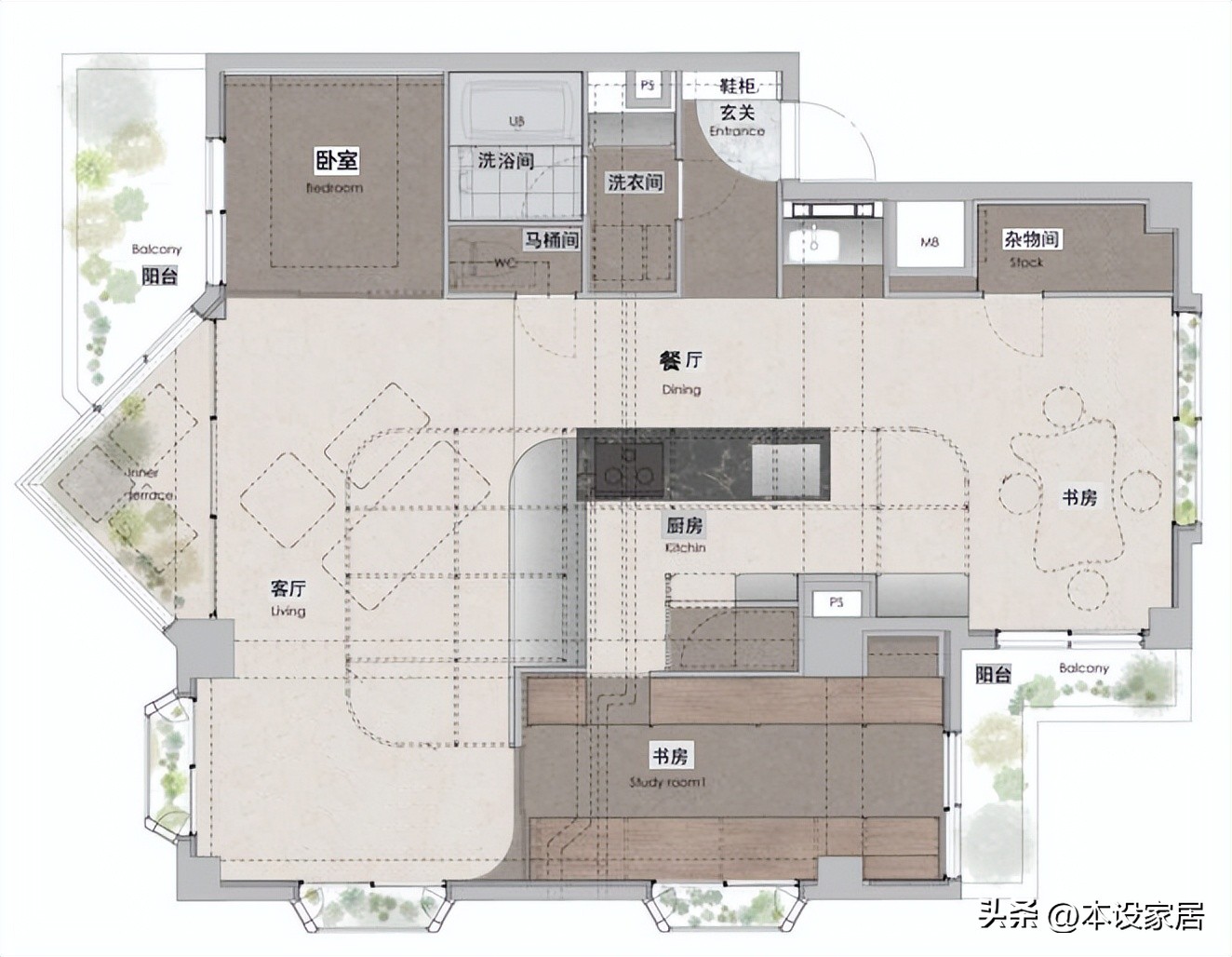 This 90-square-meter home in the designer's circle of friends is not ...