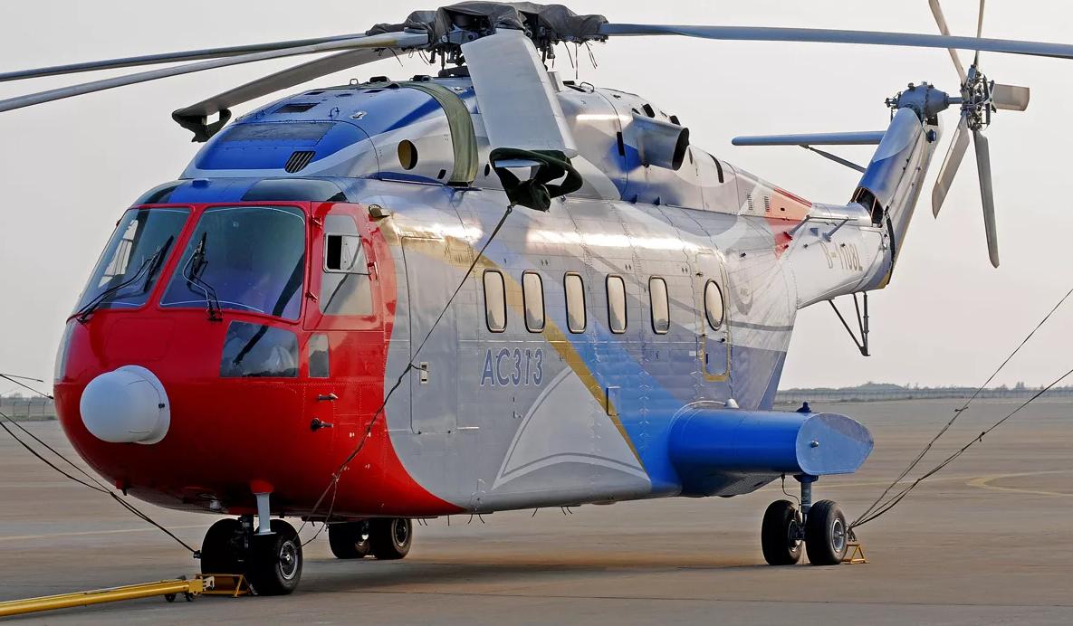 AC313A large helicopter, multi-party integration of advanced technology ...
