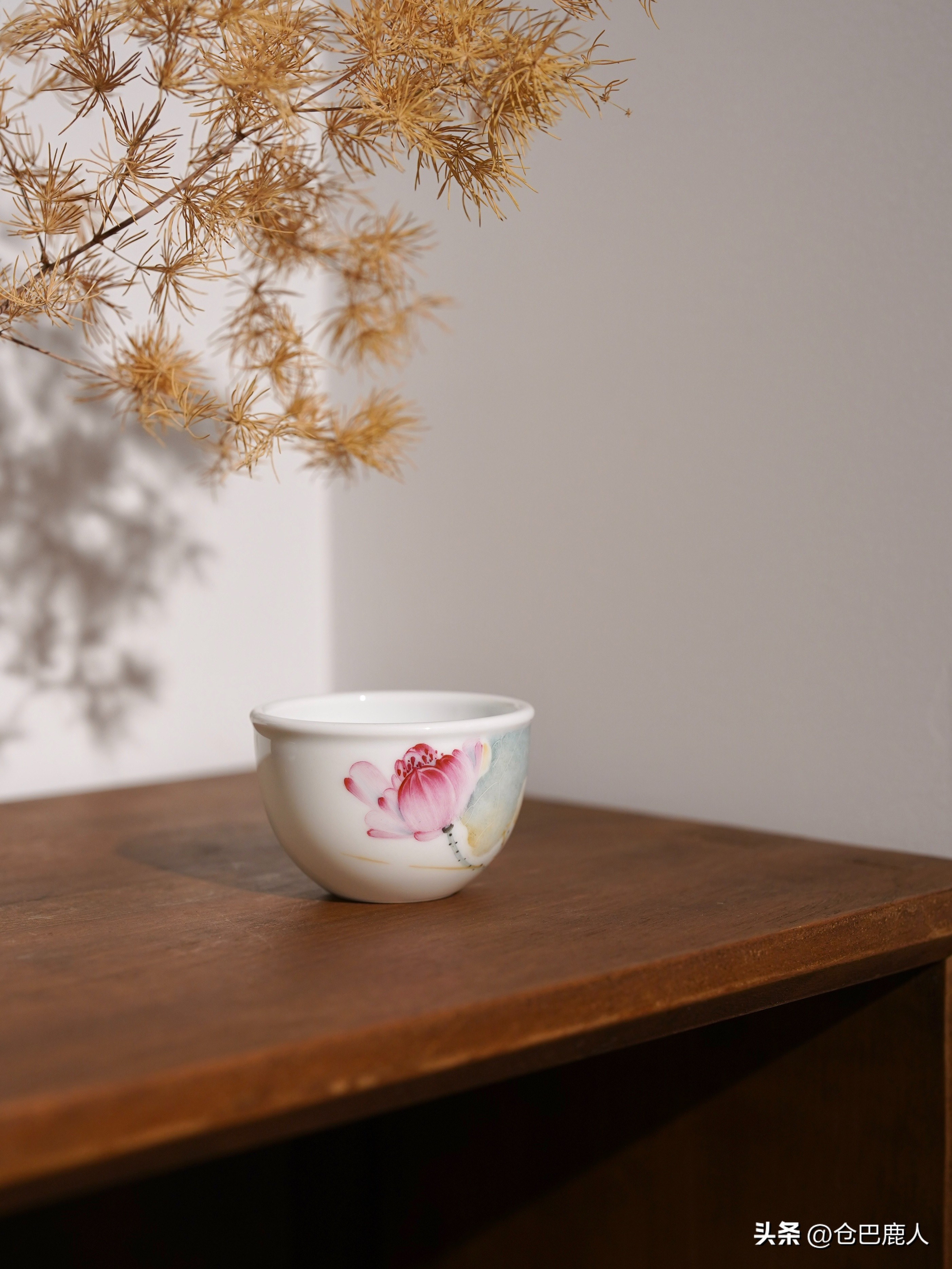 Glazed new color lotus cup "Ri Ri Hua Nuan·Moruo Spring Comes" - iNEWS