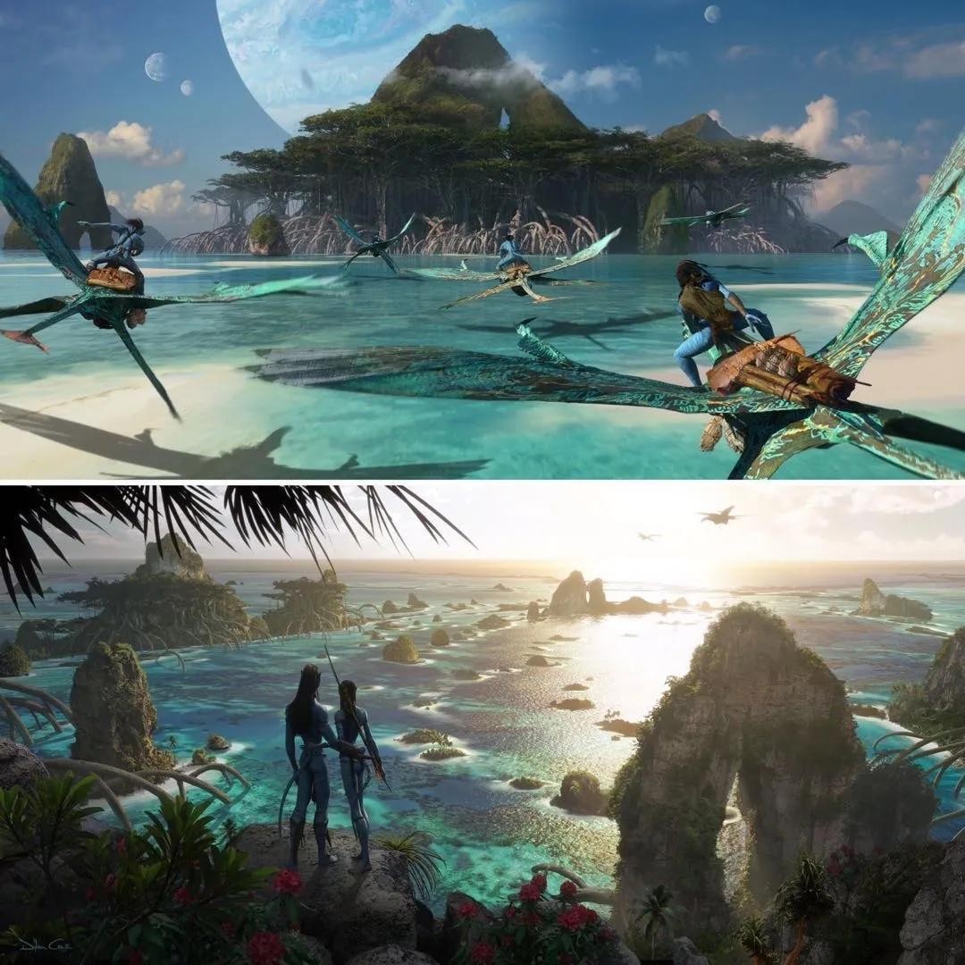 Discuss the display of the color charm of the movie "Avatar" - iNEWS