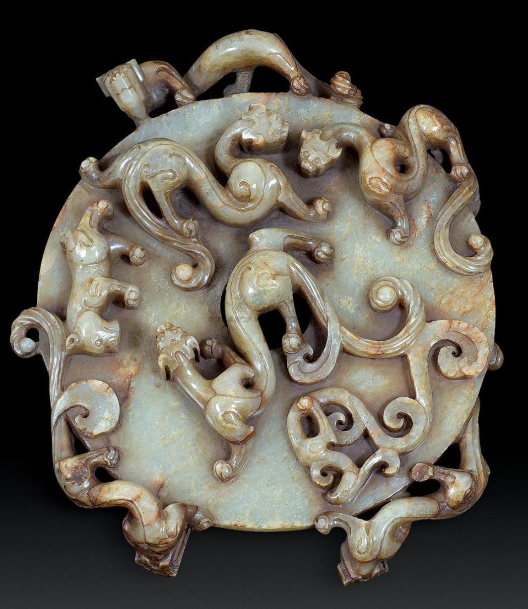 Chilong pattern - a dragon pattern without horns in ancient mythology ...