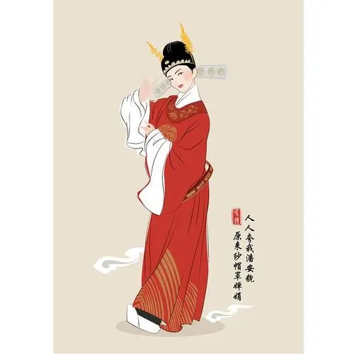 Tang Dynasty historical figures - Huang Chonggu (female poet of Tang ...
