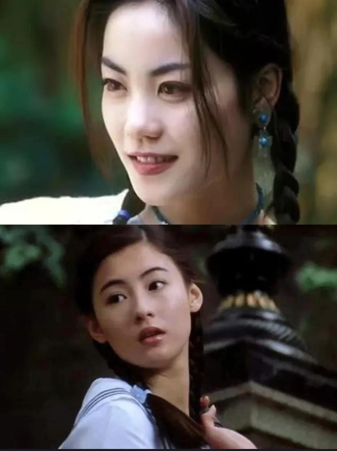 The comparison between Faye Wong and Cecilia Cheung's 18-year-old looks ...