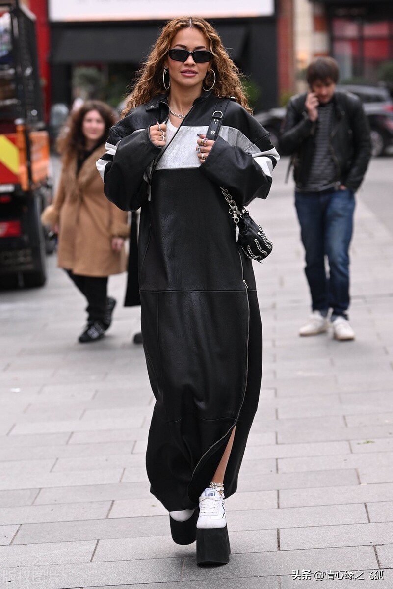 Rita Ora Wears A Slit Sports Dress On The Streets Of London Imedia