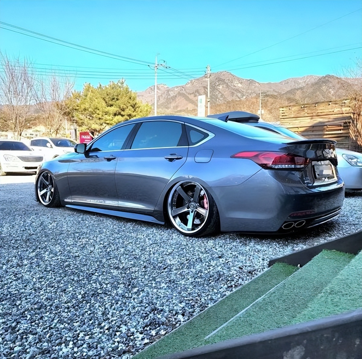 'New attitude' Hyundai G70 modified with AIRBFT pneumatic shock - iNEWS