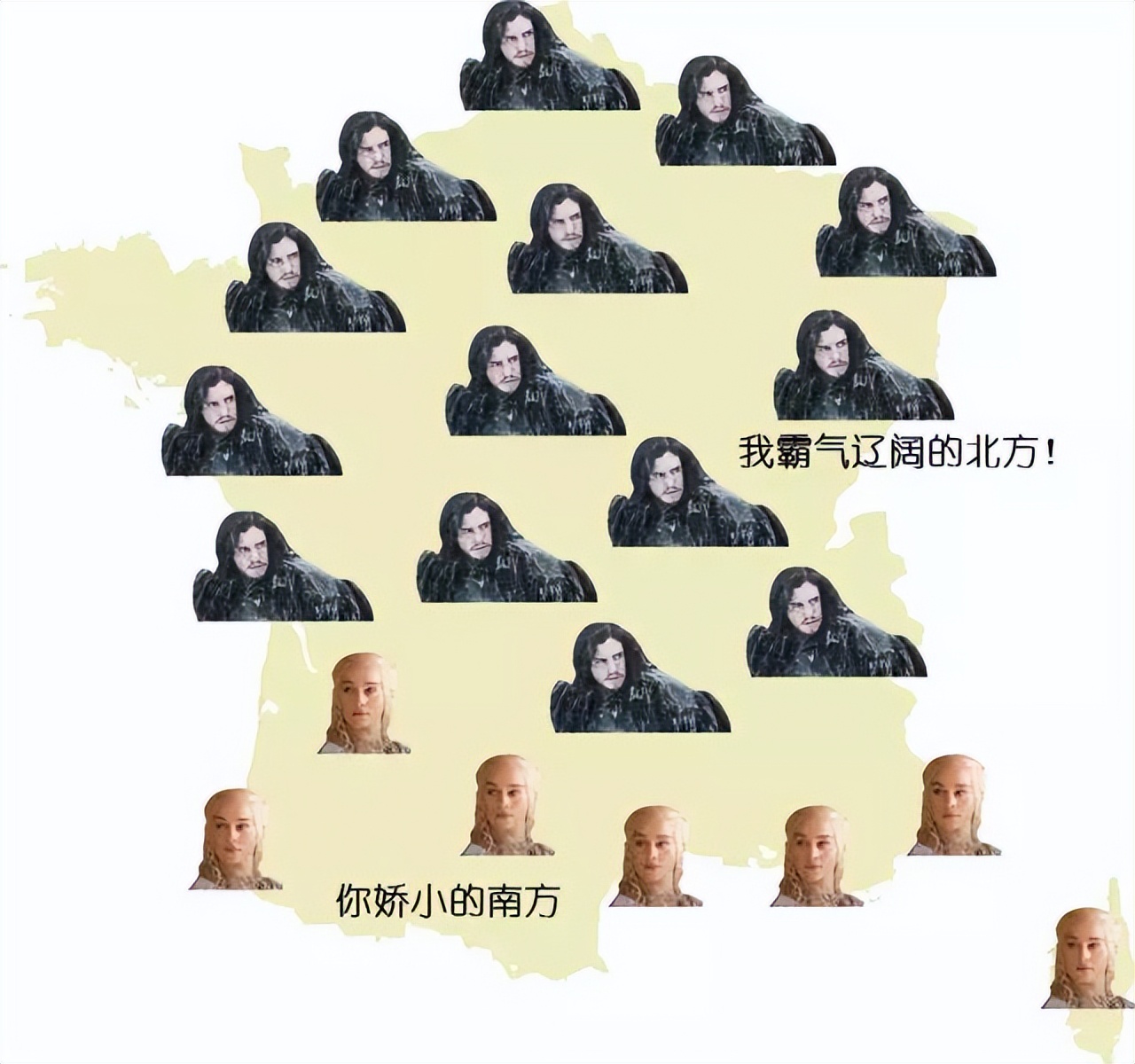 This is probably the most honest map of France in history, one word ...