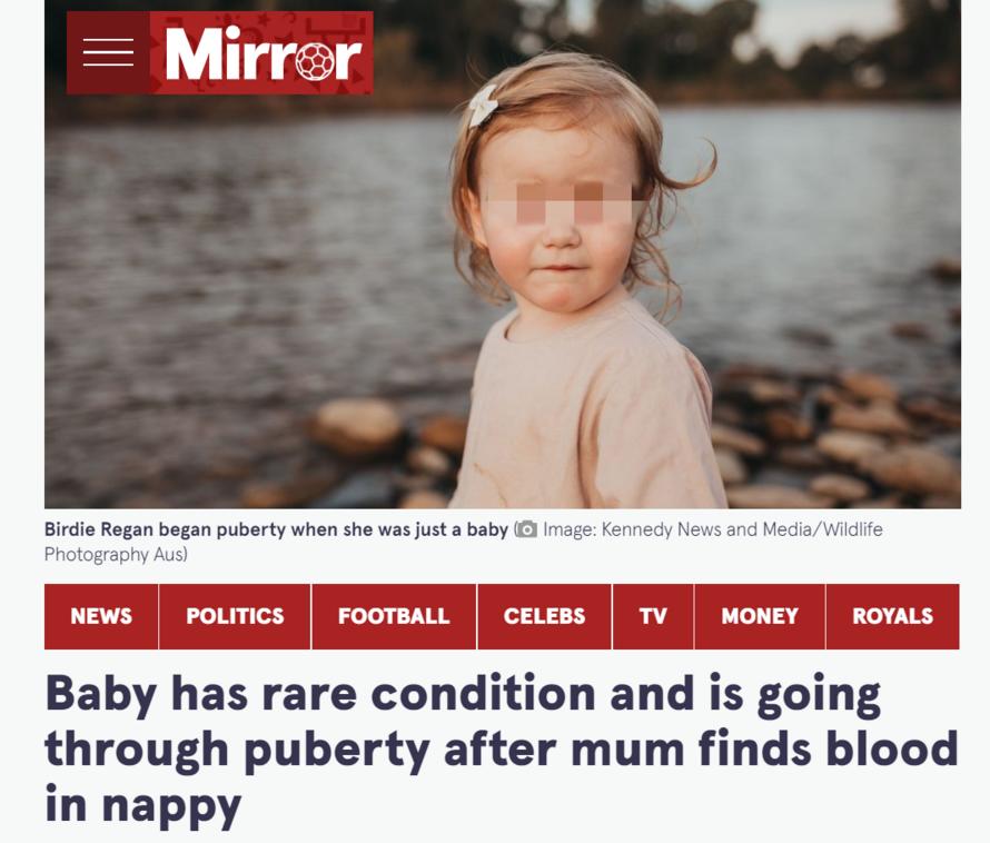 9-month-old Australian baby's diaper is full of blood, and the ...