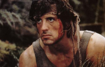 What kind of thinking does the movie "First Blood" give the audience ...