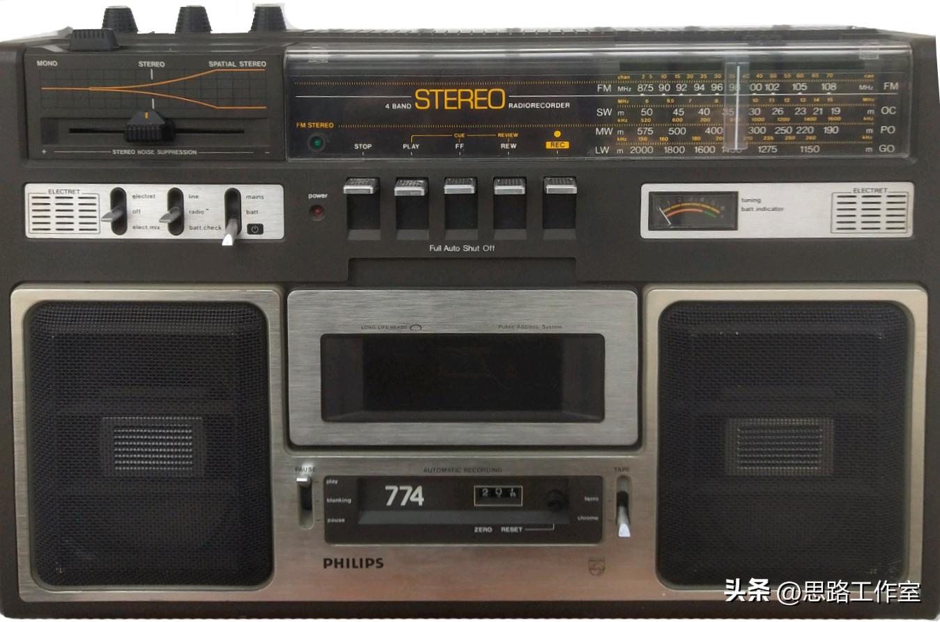 Imported tape recorders of old objects in those years (8) Philips tape ...