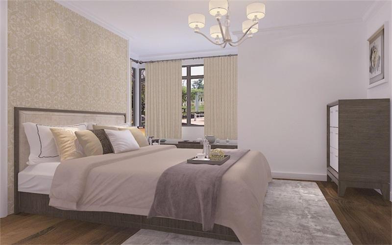 Decorate the 128-square-meter three-bedroom apartment in a modern style ...