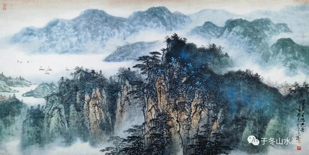 Empty Emerald Wet Human Clothes - Yu Dong's Landscape Painting - iNEWS