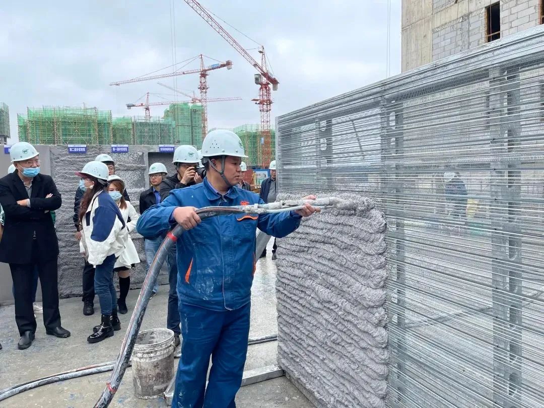 New technology of wall construction: spraying! - iMedia