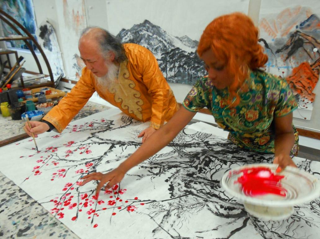 53-year-old painter Yang Yan: Marrying a 21-year-old African beauty ...