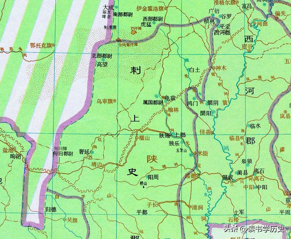Through the map, understand the historical changes of Yulin City ...