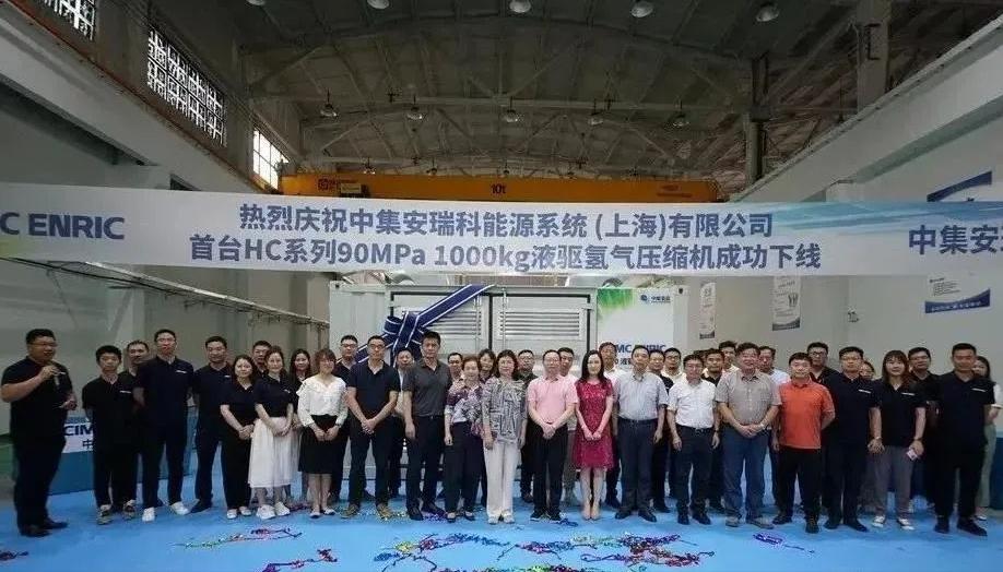 CIMC Enric's 90MPa 1000Kg skid-mounted liquid-driven hydrogen ...