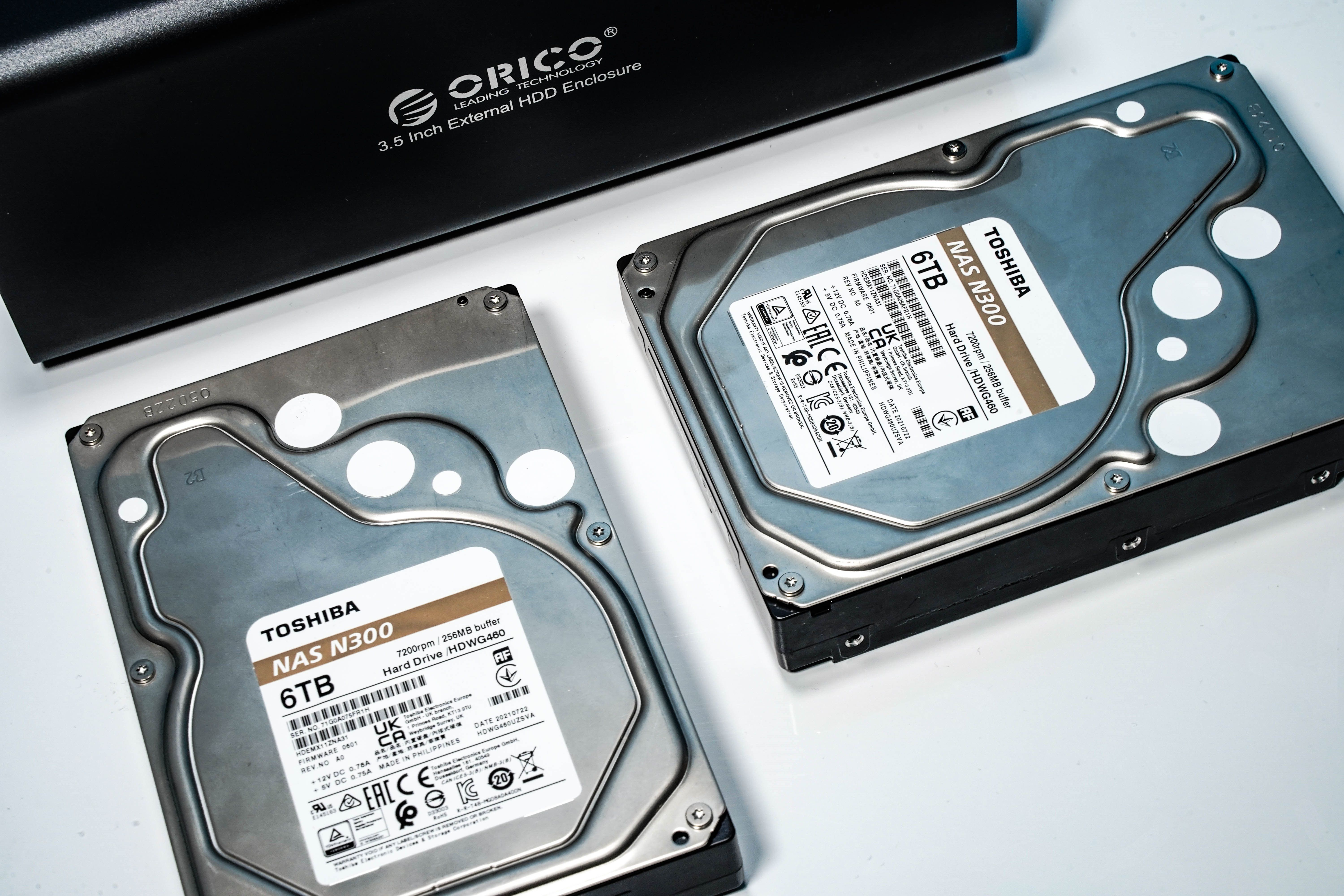 Toshiba NAS hard disk N300 series + ORICO hard disk cabinet = "data ...