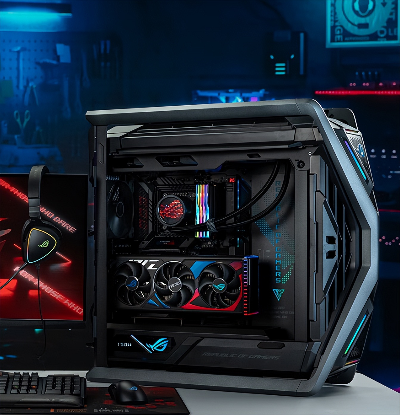 The game carnival season is coming, gaming console DIY, ROG ...