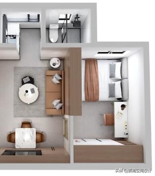 Super small apartment 32 square meters to transform two bedrooms - iNEWS