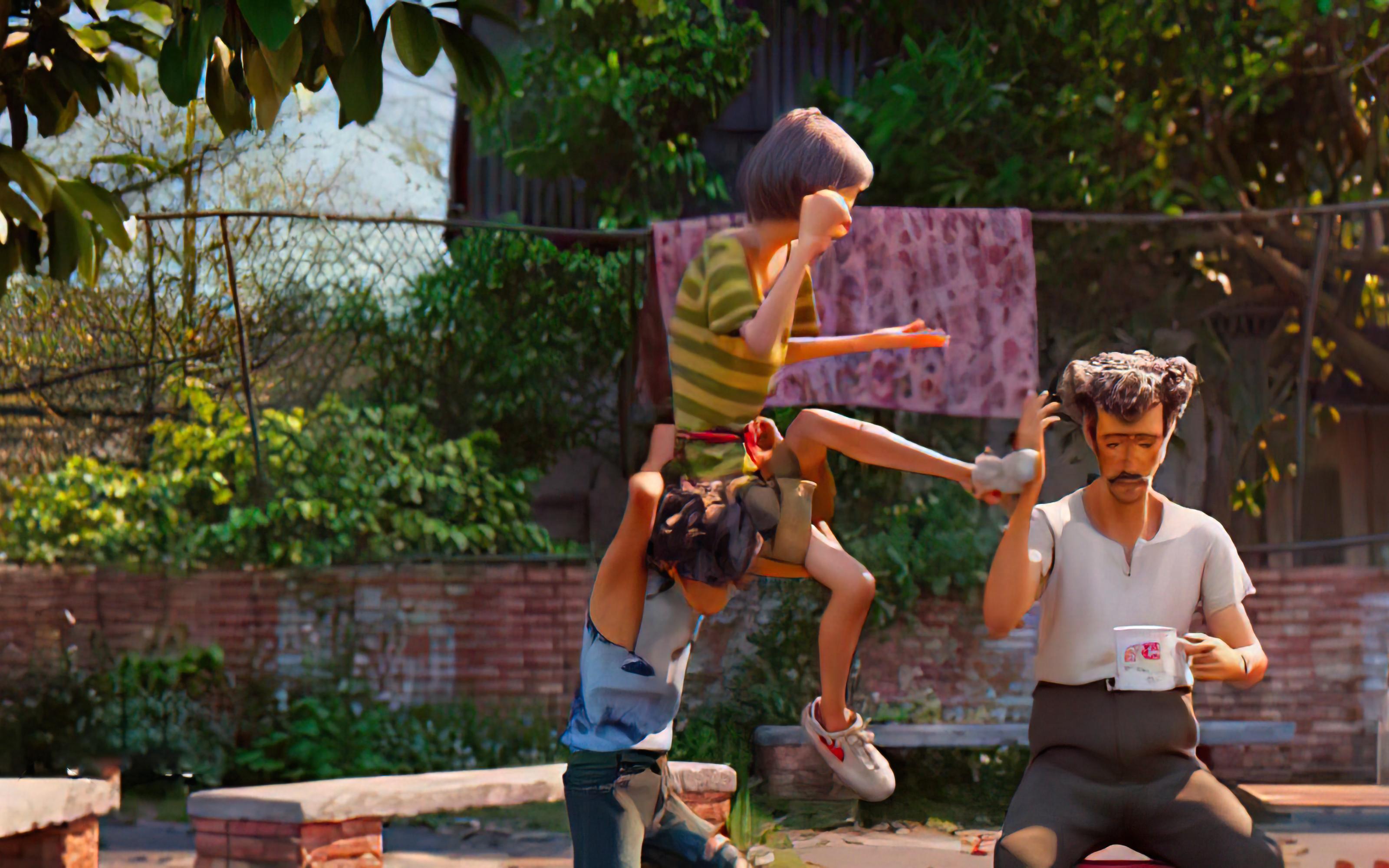 An animated film with realistic themes, "Lion Boy" interprets ...