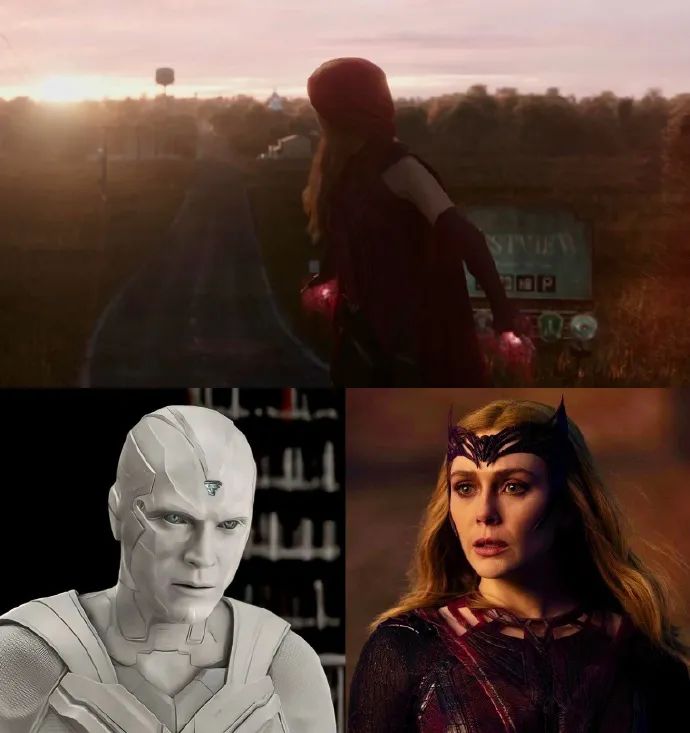 "WandaVision" deleted ending exposure: White Vision and Scarlet Witch ...