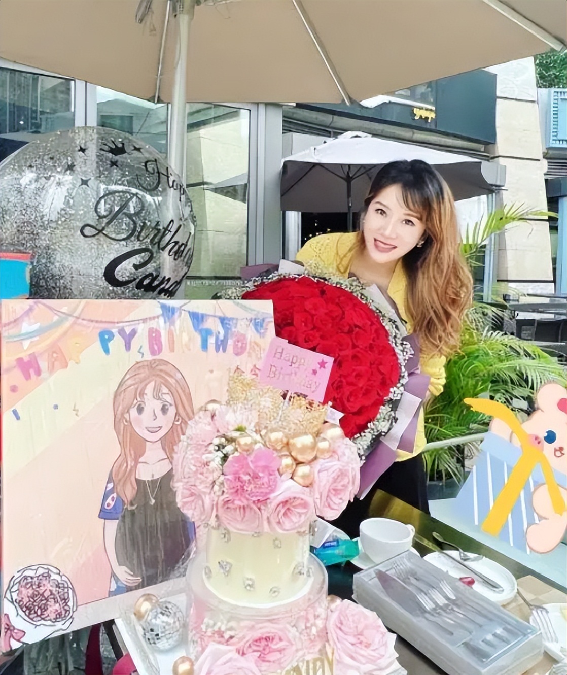 The 38-year-old wife Li Nian's postpartum photos were exposed, her ...