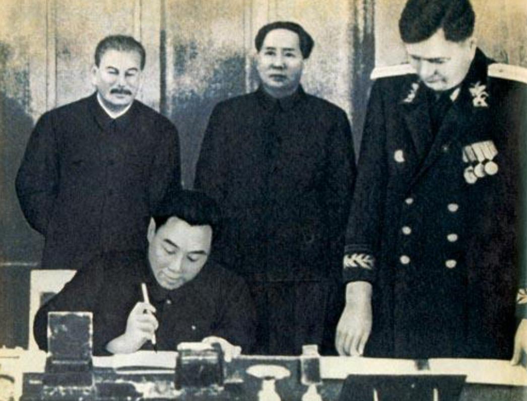 In 1950, the Sino-Soviet Alliance Treaty was signed, and the Soviet ...