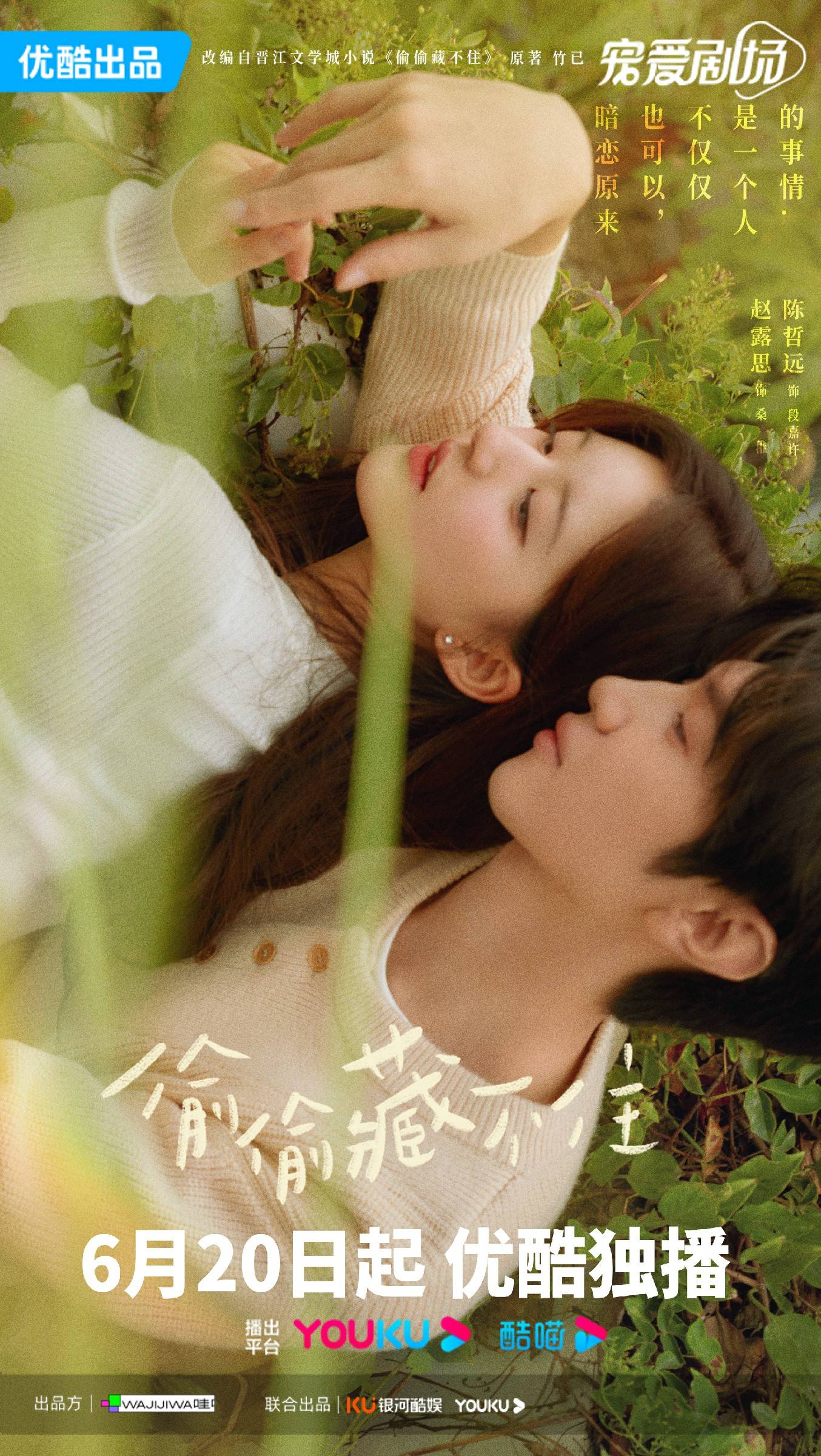 "Secretly Can't Hide" Youku Sets File 0620 Zhao Lusi and Chen Zheyuan stage a fairy tale of ...