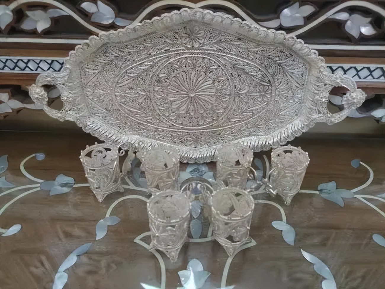 Syrian traditional silver handicrafts, which carry profound cultural ...