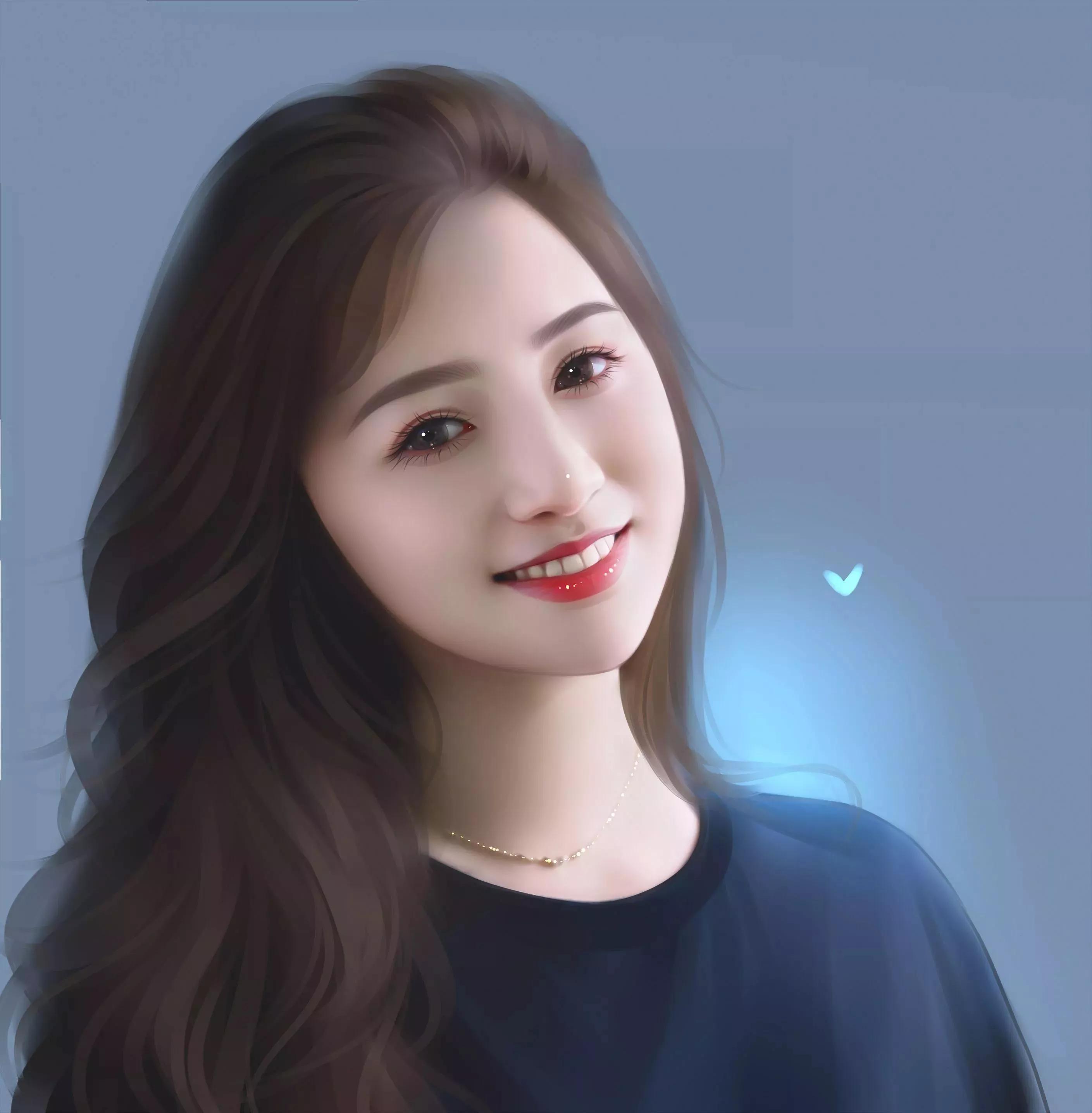 Change to a good-looking anime hand-painted avatar, love and tenderness ...