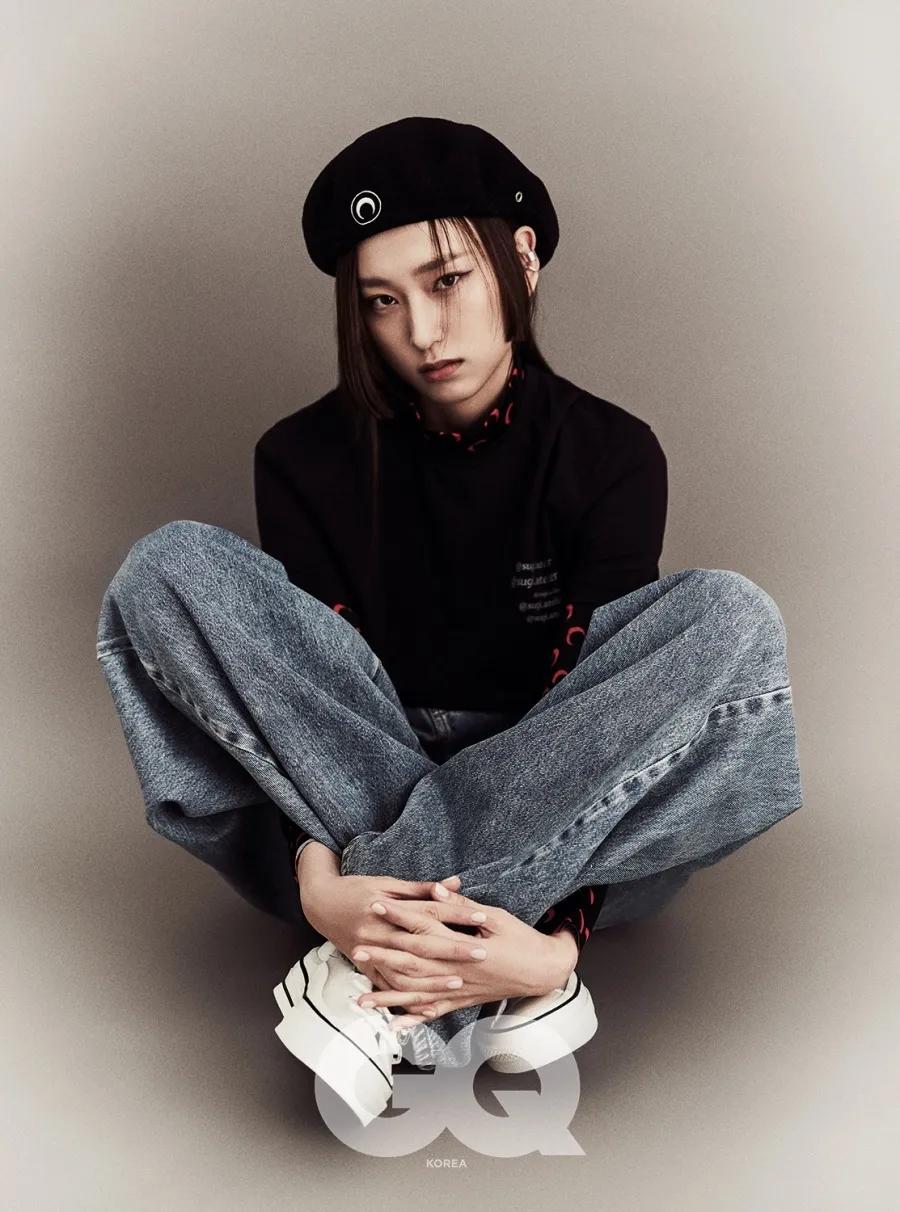 Liu Huiying's "GQ" Korean KOREA January 22 pictorial blockbuster, her ...