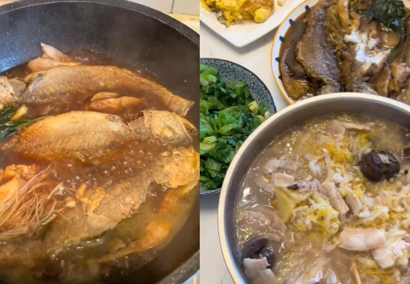 Cooking in Deyunshe Shaobing Mansion!6 dishes on one table are too rich ...