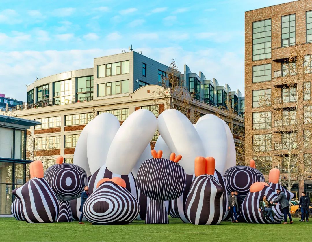 ENESS studio develops design style - whimsical glowing inflatable ...