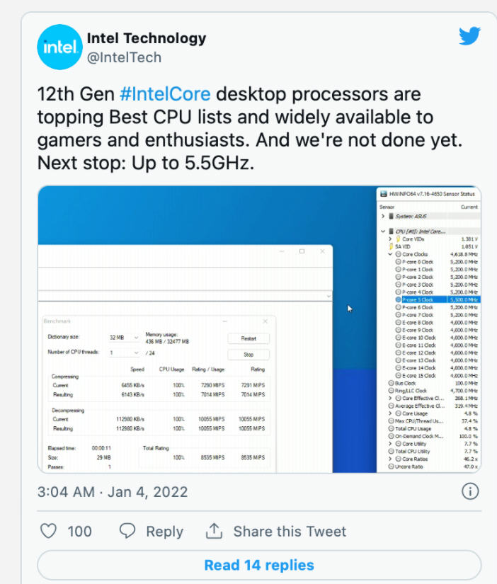 Single core 5.5GHz!AMD is hard to resist!Intel's single-core king i9 ...