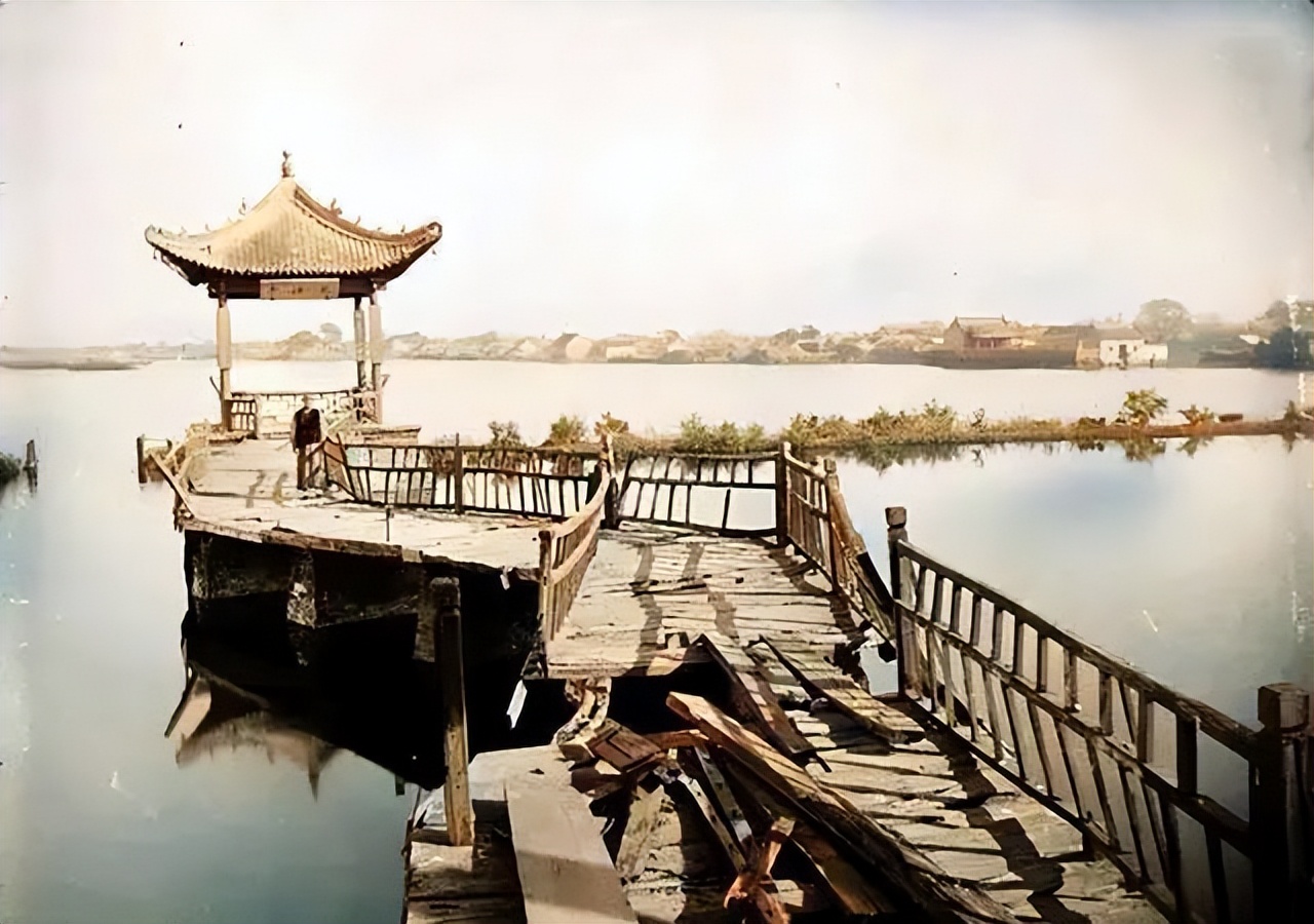 so rare! Old photos of Kaifeng in 1910, most of the monuments have ...
