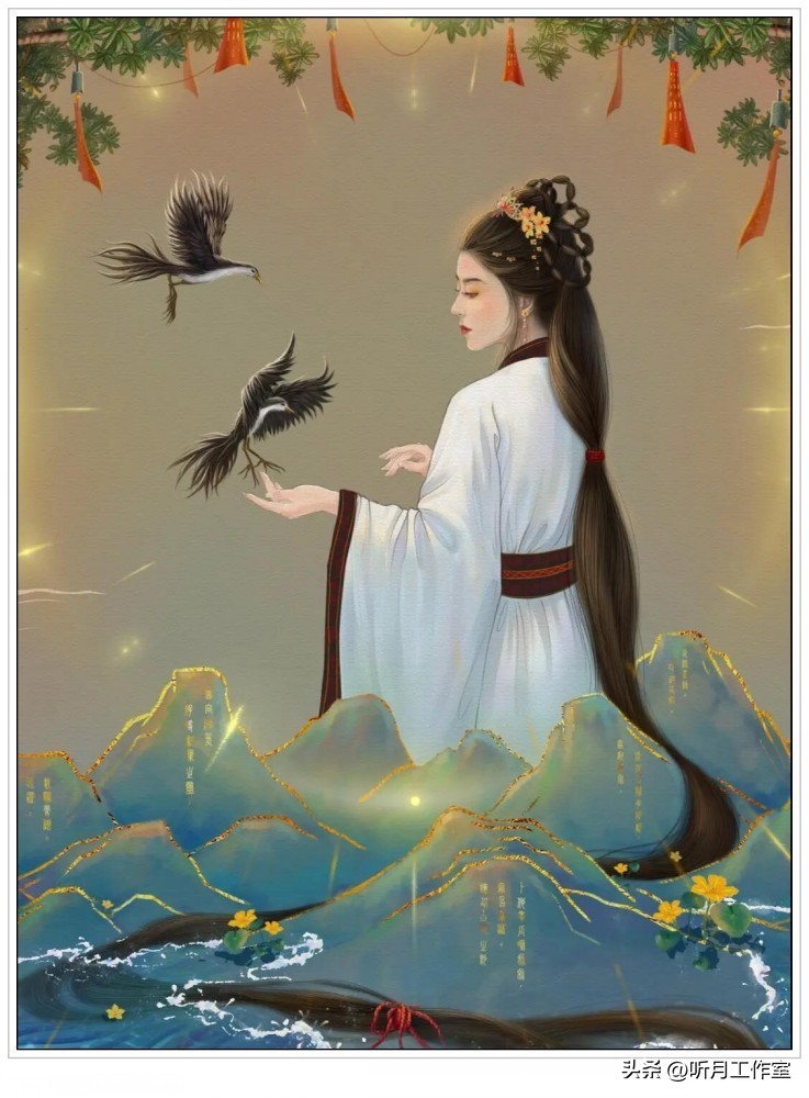 Read the ancient literary masterpiece "The Book of Songs - Guan Ju" and ...