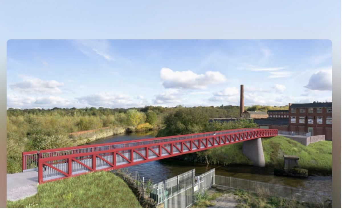 Radcliffe's new bridge across the River Iwell - iNEWS
