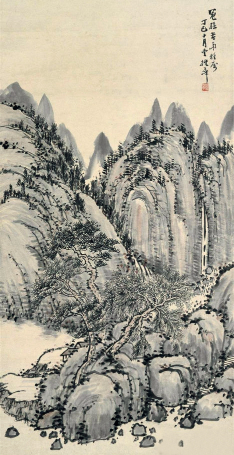 Rigorous brush and ink, novel composition, appreciation of Yao Hua's ...