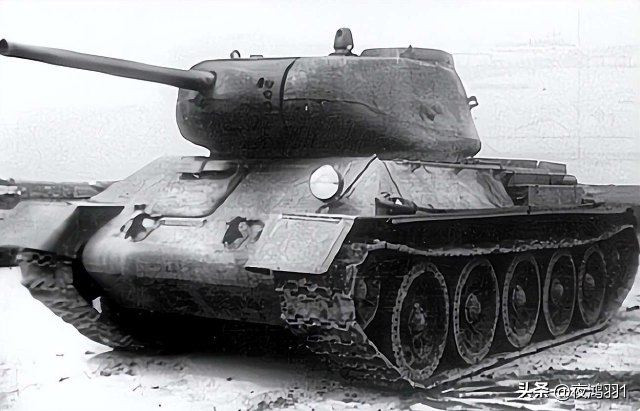 Armored torrent - Soviet tank development (8): AK in the tank, T44/T54 ...