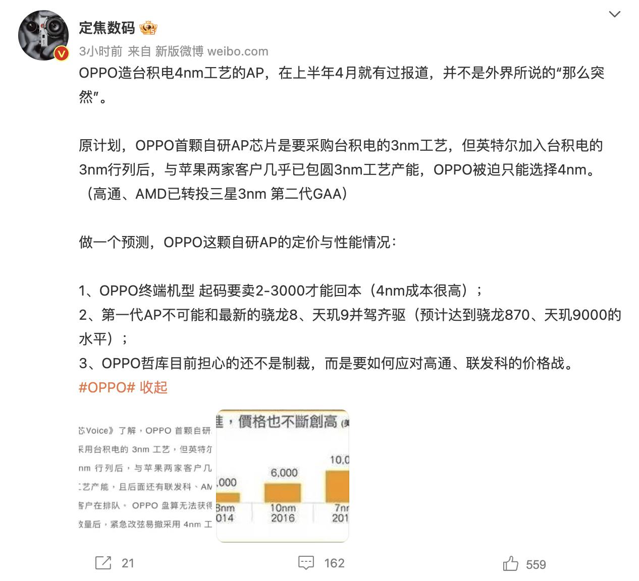 Another domestic brand enters self-developed chips!OPPO's first AP chip exposure: 4nm process ...