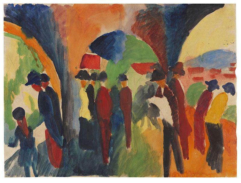 Painter August Mack: Impressionism, then Fauvism, and finally Cubism ...