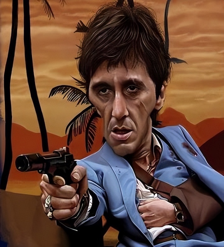 The movie "Scarface" tells the whole process of ordinary people leading ...