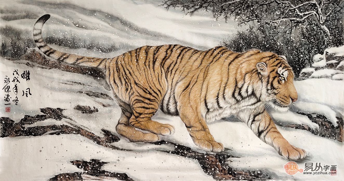 Famous artist Bou Yongjie's animal paintings are worthy of collection ...