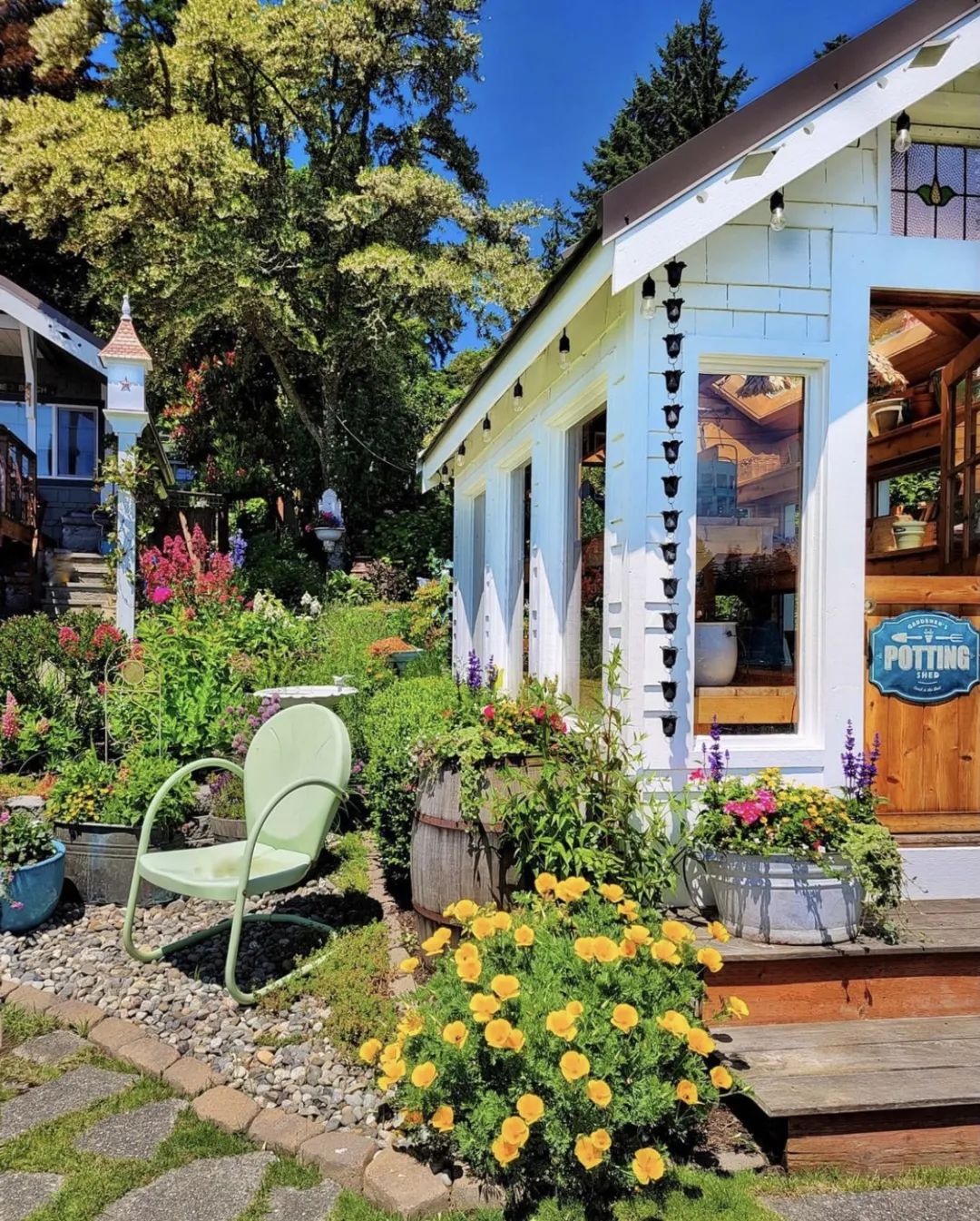 Idyllic small courtyard, feel the romance of country life - iNEWS