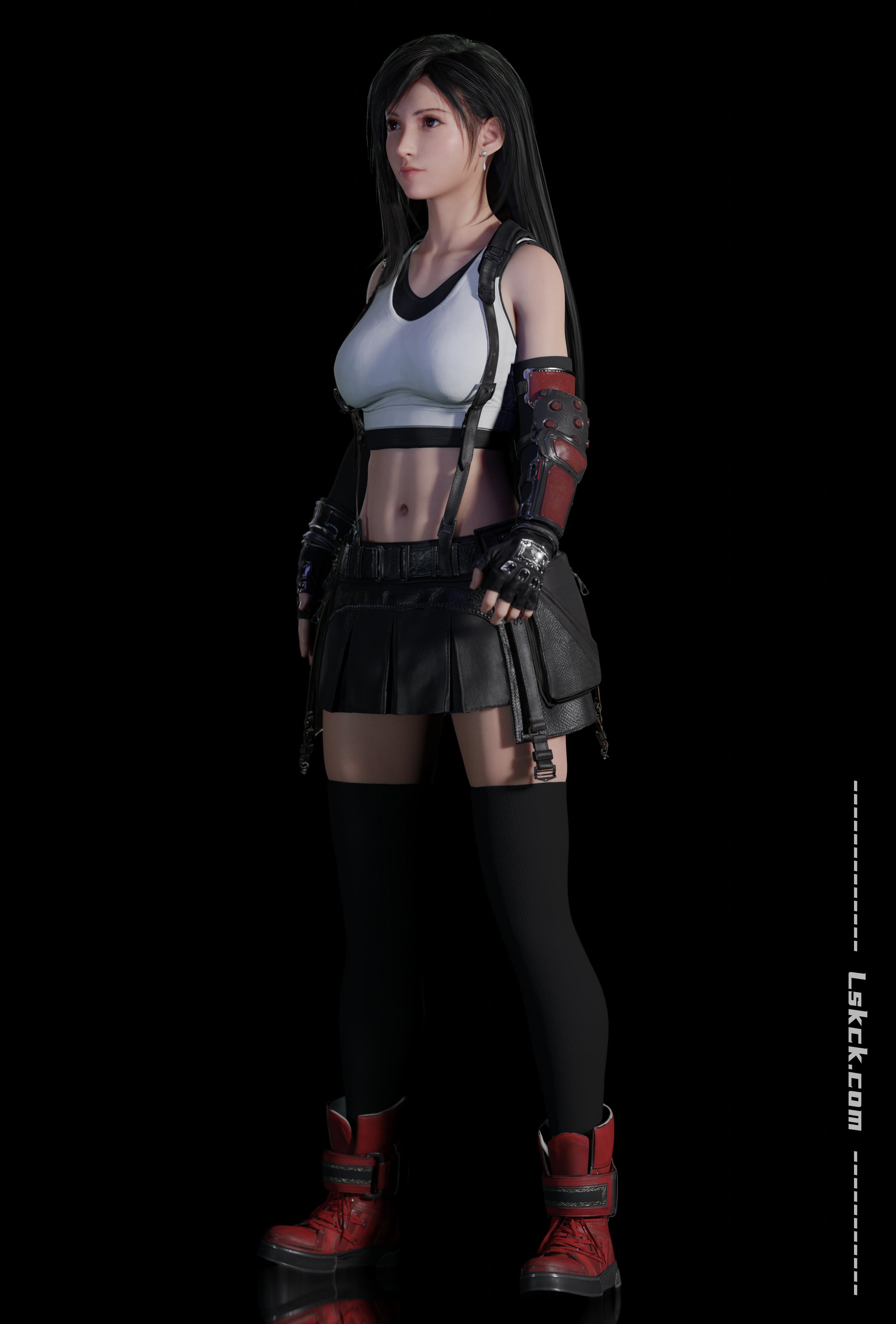 Final Fantasy Tifa Lockhart Blender Model Appreciation - iNEWS